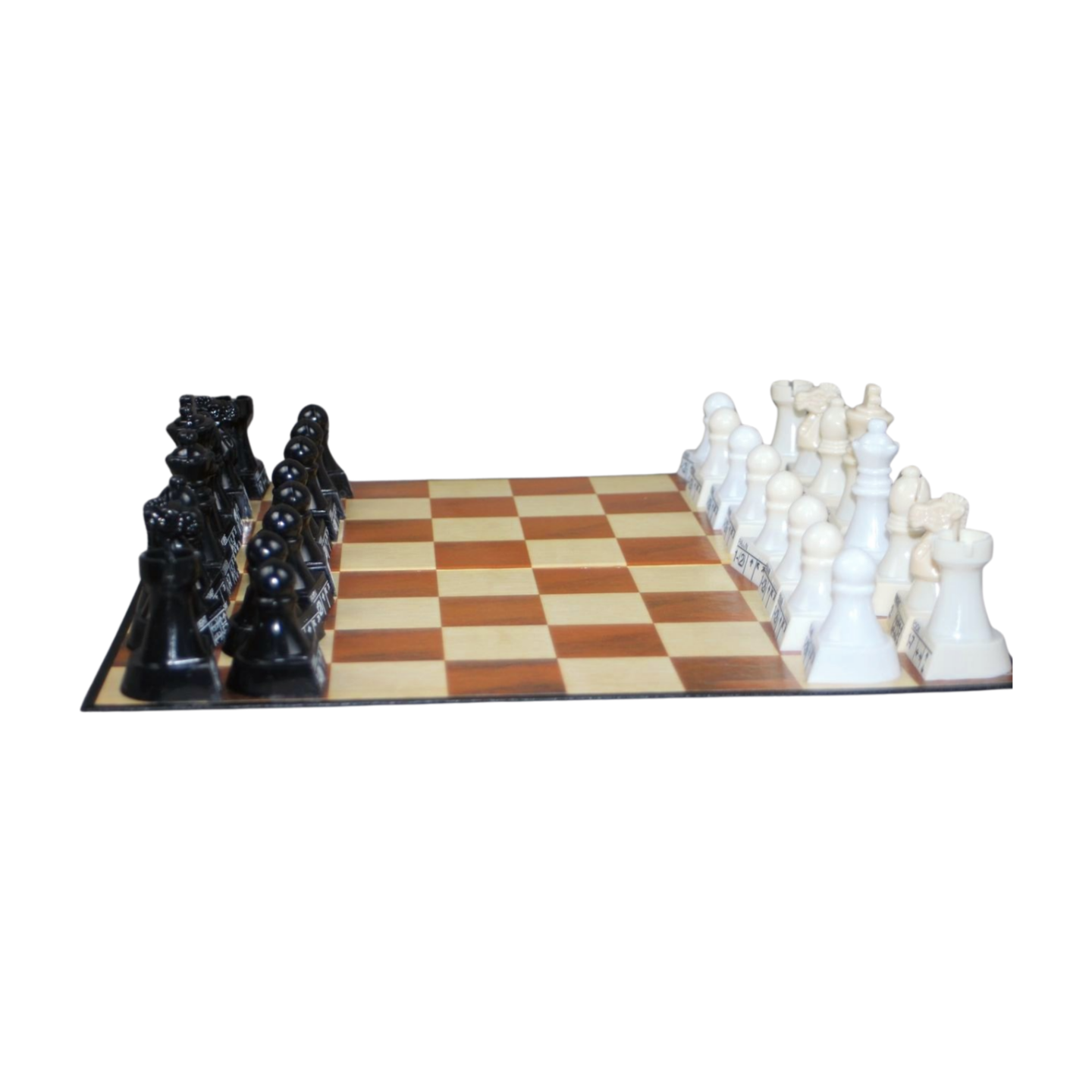 Beginners Chess Set Complete With Instructions and Visual Markings ...
