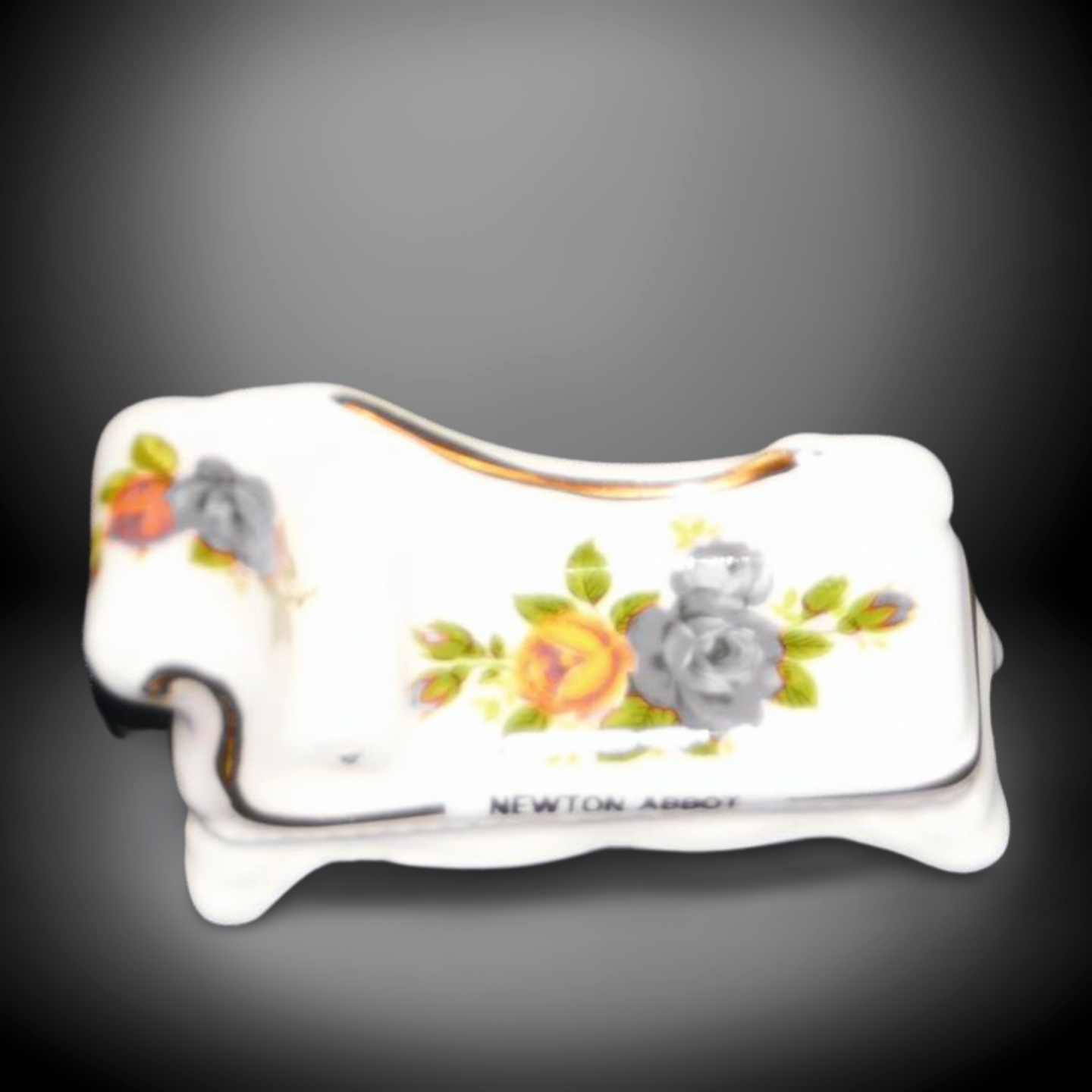 Vintage Porcelain China Set Of Florida Ashtrays And One Fine Piece Of ...